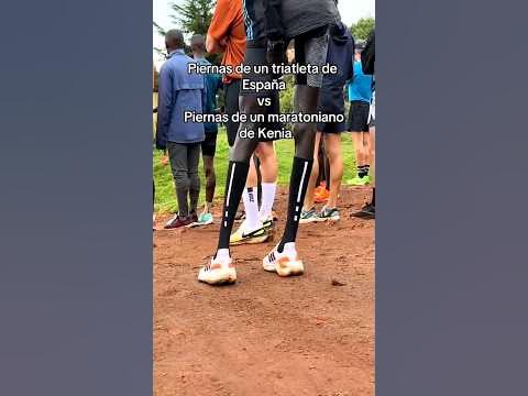 Piernas de un maratonista de KENIA VS ATLETA español😨 #piernas #kenia # ...