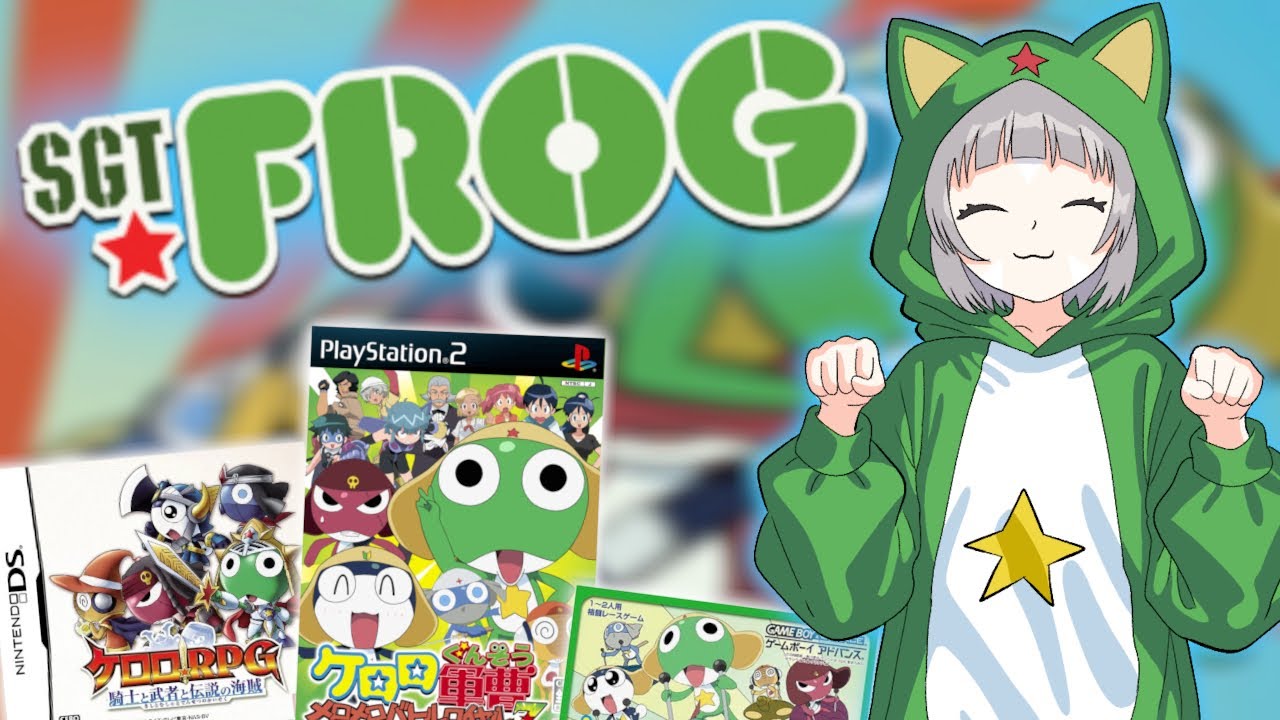 Sgt. Frog had a bunch of Video Games... - YouTube