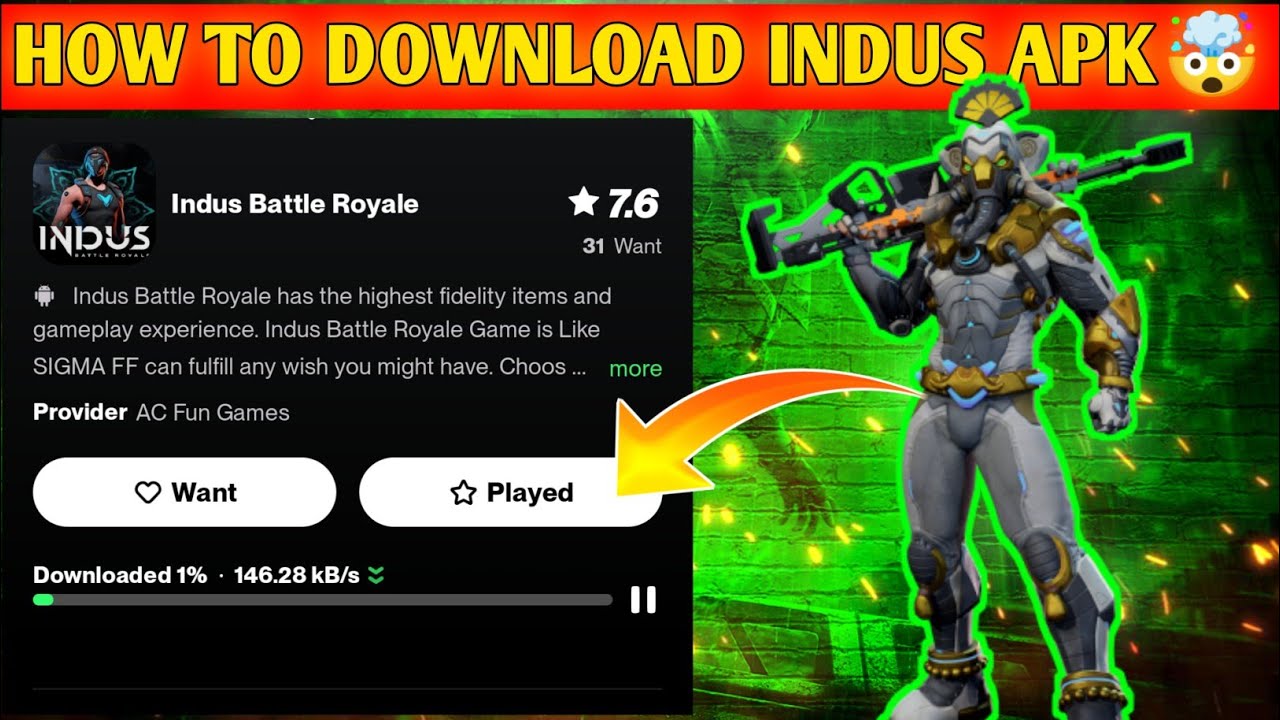 How to download Indus Game ?🦸🏻‍♂️ | Indus battle royale game Confirm ...