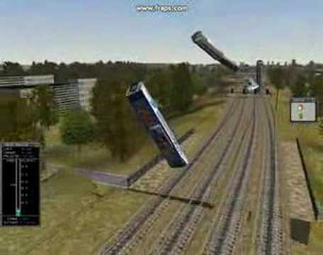 Microsoft Train Simulator - Acela Crash - YouTube