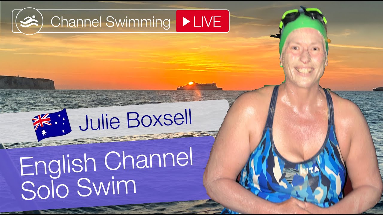 Julie Boxsell English Channel Swim LIVE - Part 6 - YouTube
