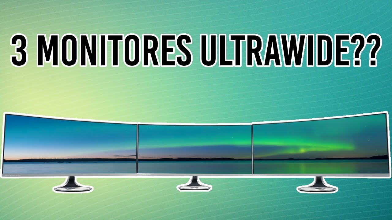 COMPUTADOR COM 3 MONITORES ULTRAWIDE - YouTube