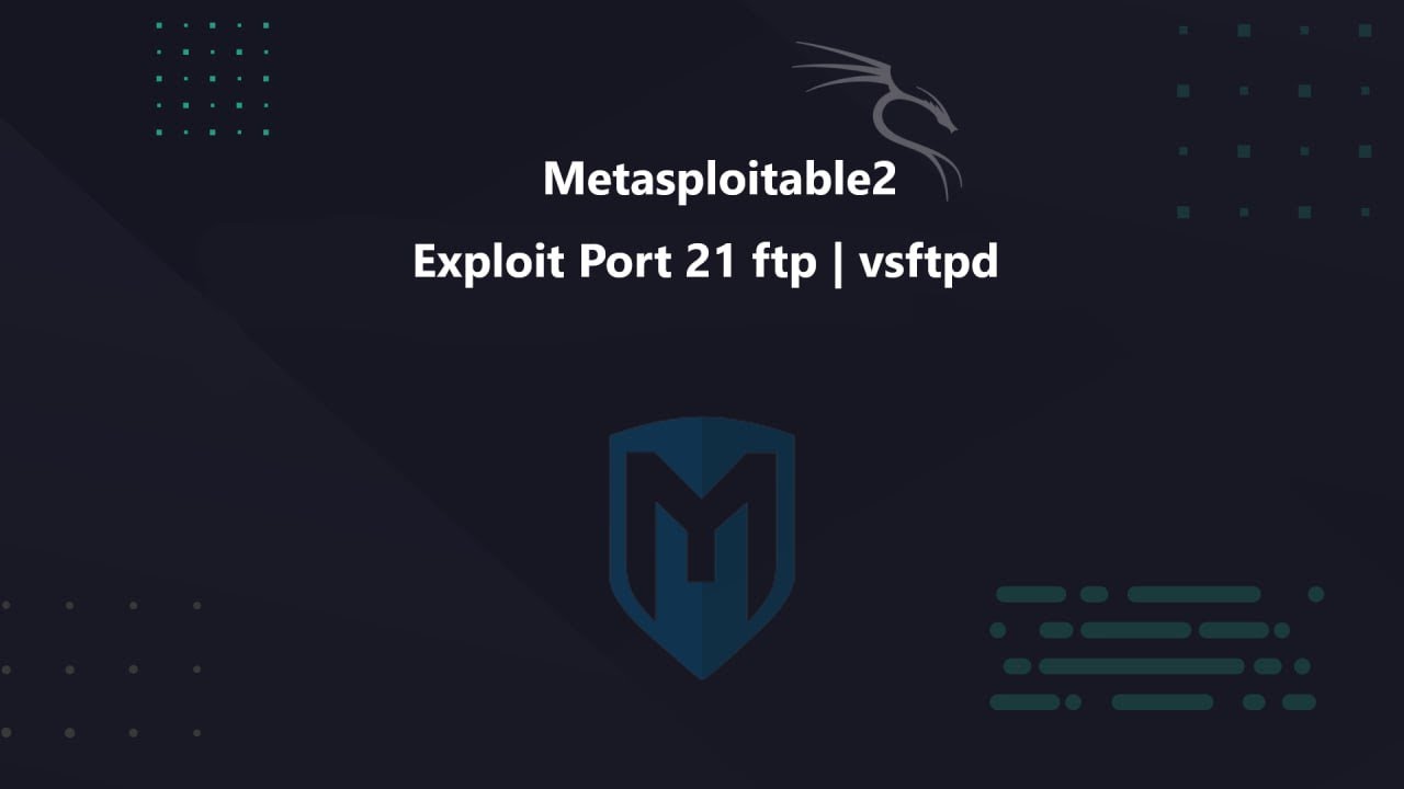 الدرس الاول في سلسلة metasplotable2 نتعلم فيها اختراق بورت 21:vsftpd 2.3.4 - YouTube