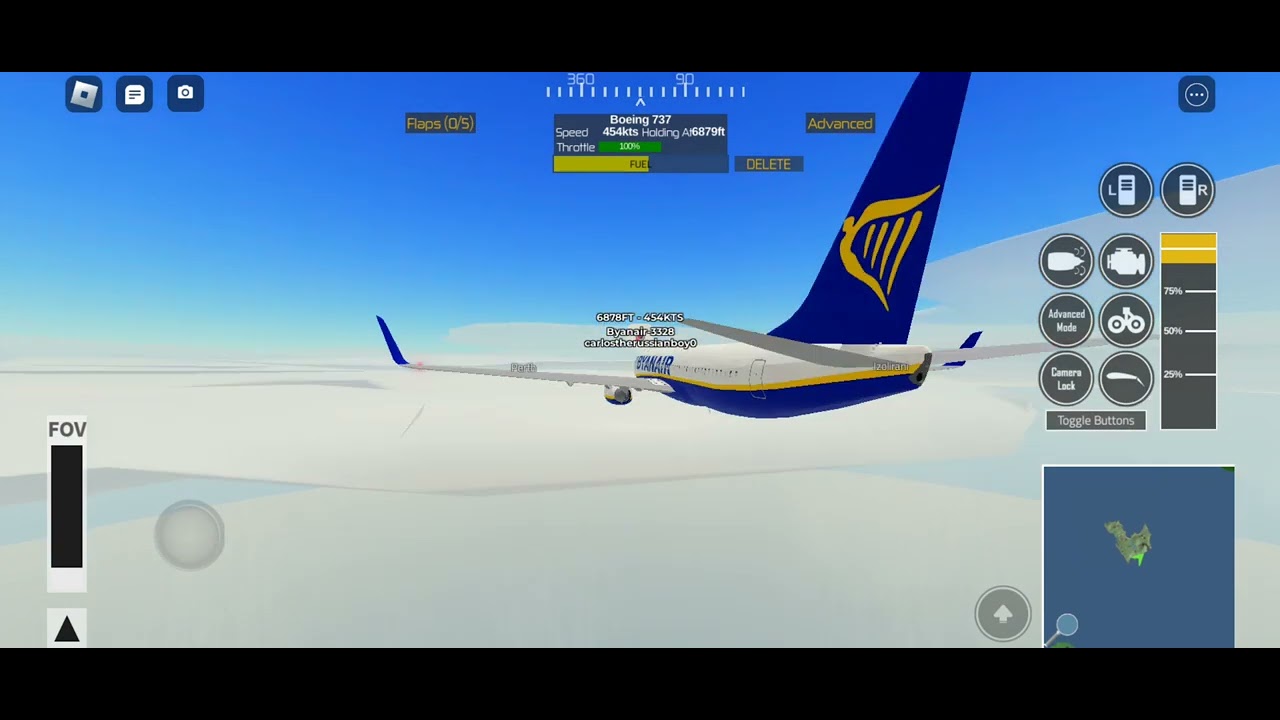 PTFS flying Ryanair(Byanair) from Greater Rockford - Perth - YouTube
