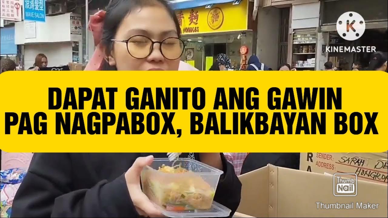PAANO MAGPADALA NG BALIKBAYAN BOX MGA OFW @marivicurolaza8474 - YouTube