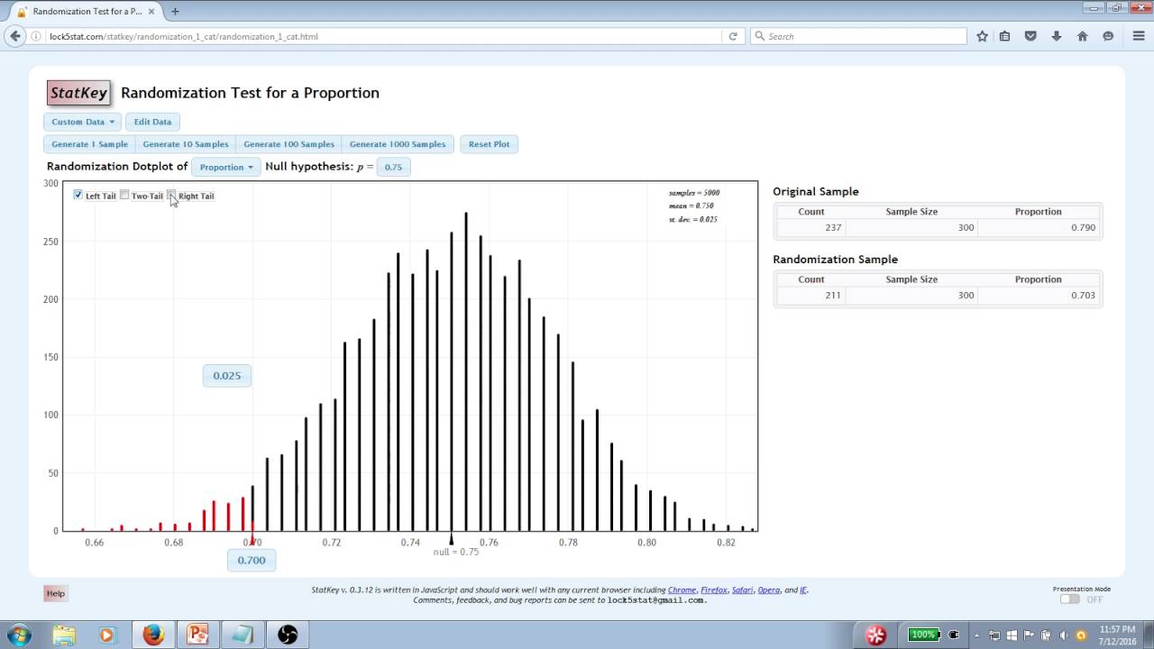 Randomization P value - YouTube