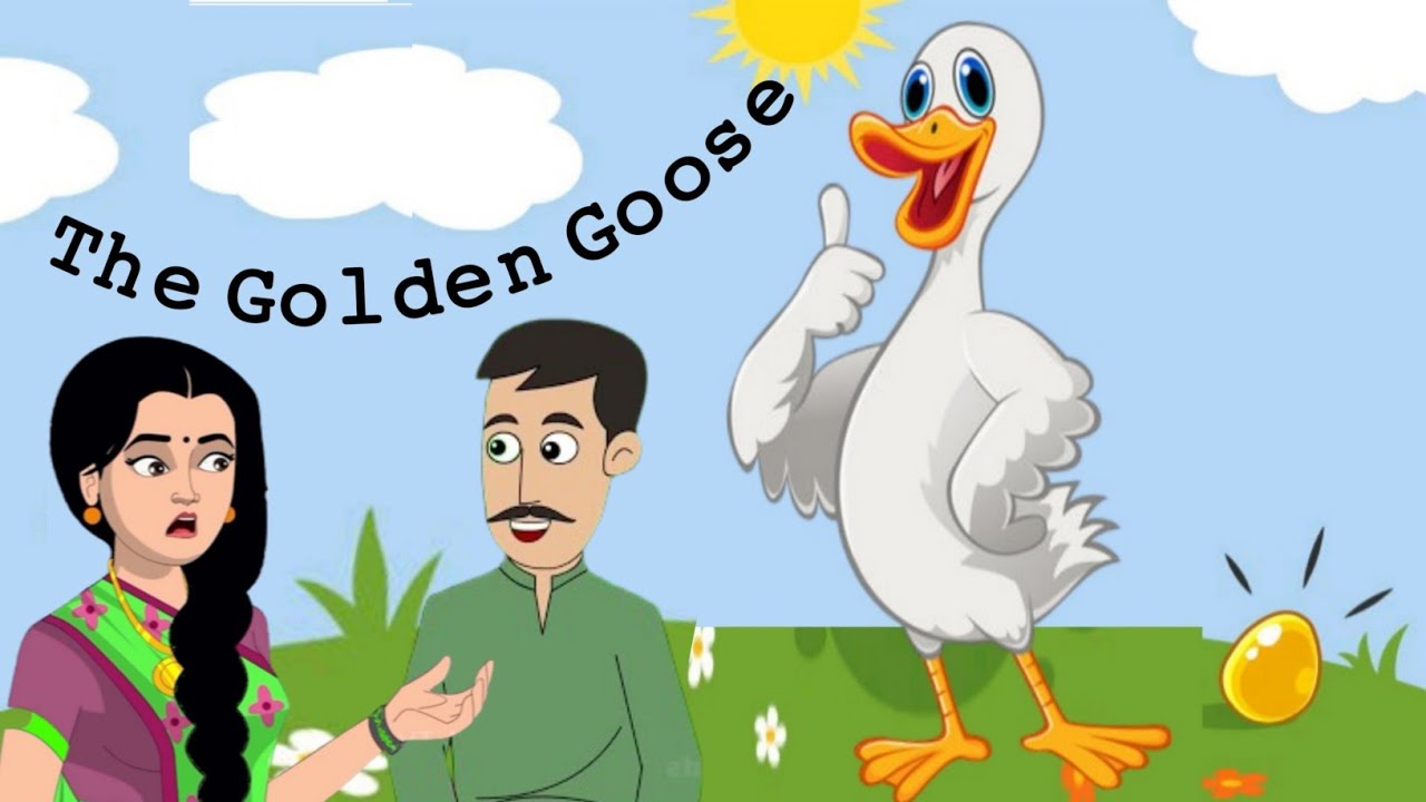 The Golden Goose l English Moral Stories l Aesop's Fables Short Stories ...