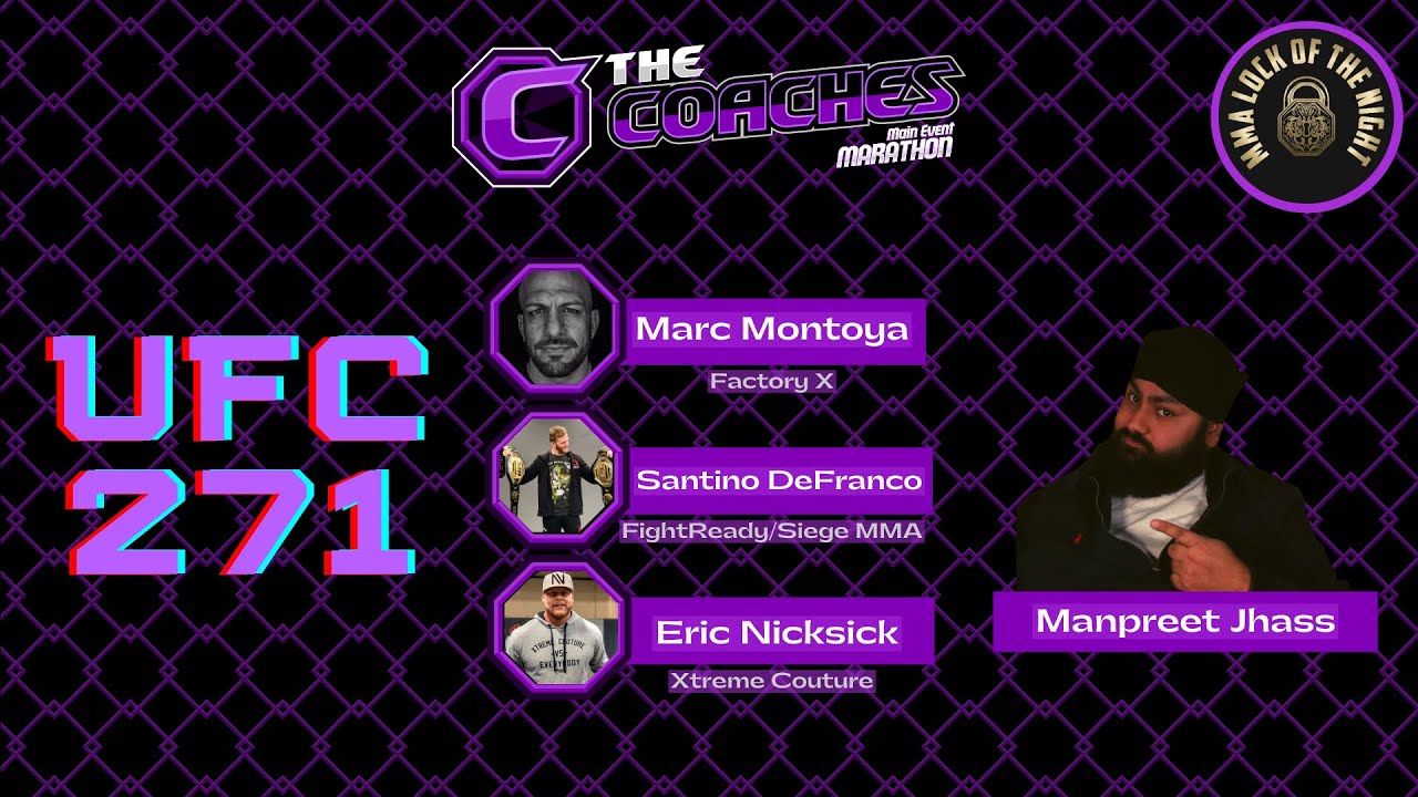 Eric Nicksick, Marc Montoya, & Santino DeFranco break down UFC 271 ...