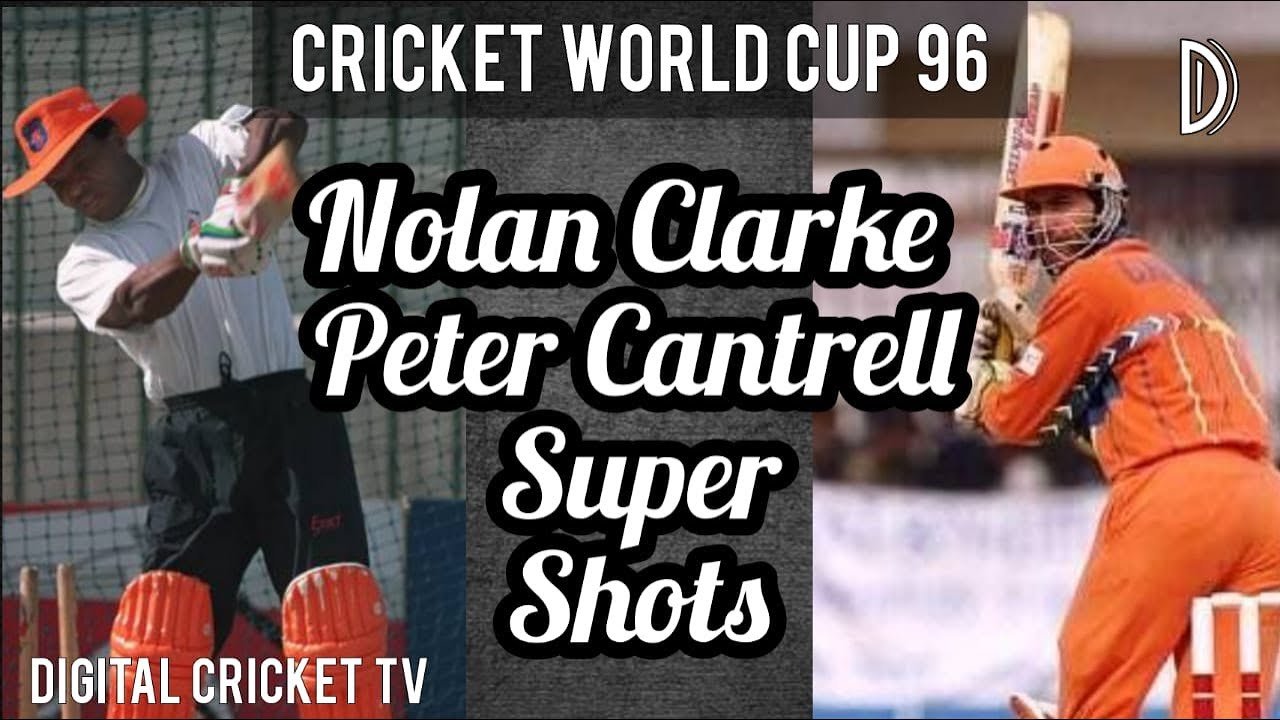 Nolan Clarke and Peter Cantrell Super Shots / SOUTH AFRICA vs HOLLAND / Cricket World Cup 96 ...