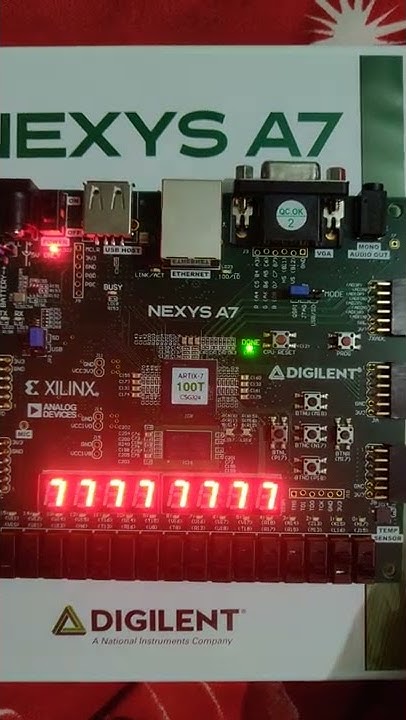 Seven Segment Display Driver Implemented on Nexys 4 Artix-7 FPGA - YouTube