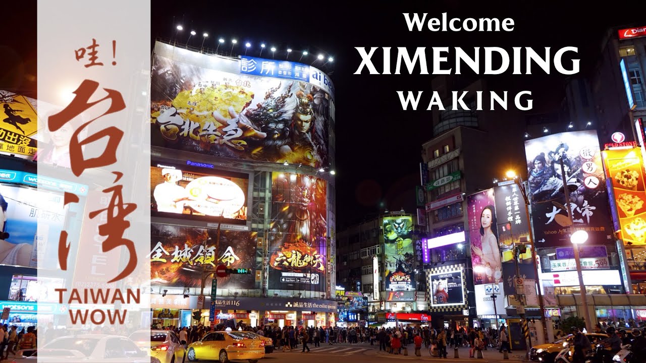 Welcome to Ximending Evening Walk | Taipei | Nightlife | Taiwan 🇹🇼 ...