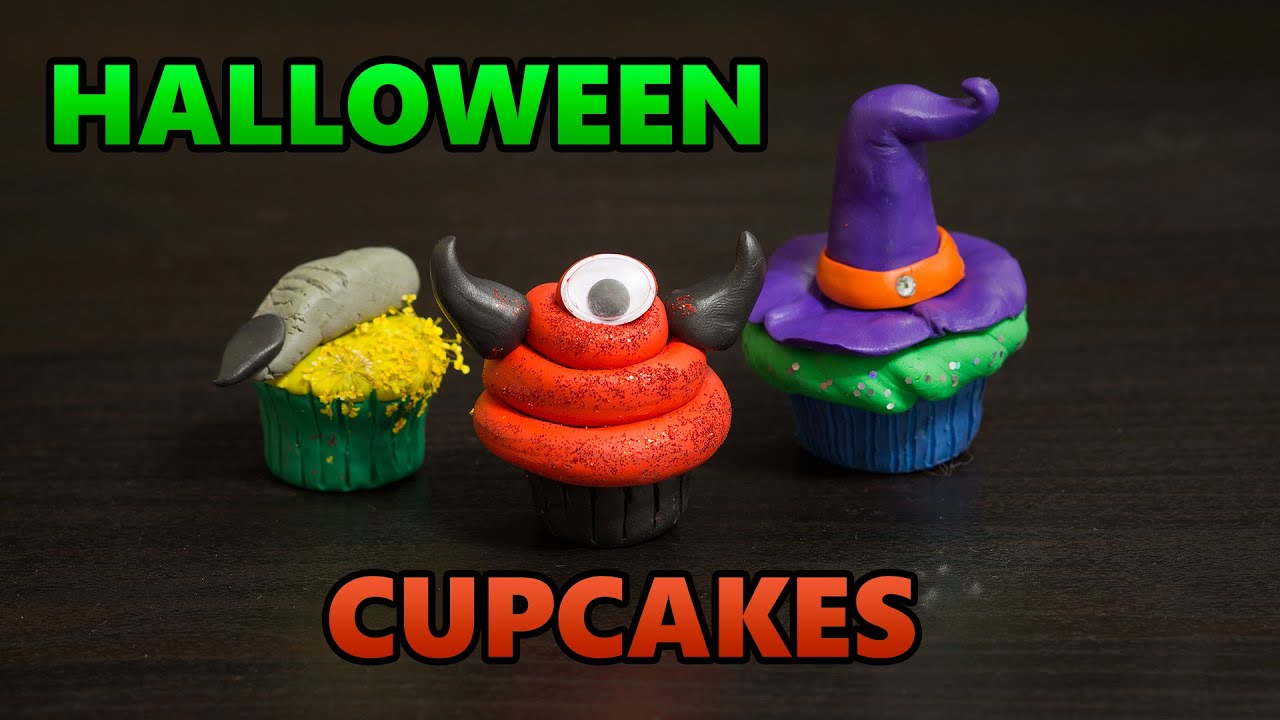Play Doh Halloween Cooking Play Doh Cupcake - YouTube