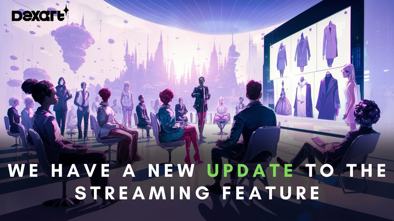 New streaming function in DEXART Instruction manual - YouTube