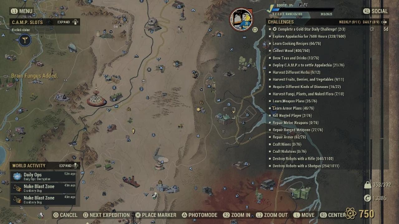 Fallout 76 Many brain fungus location - YouTube