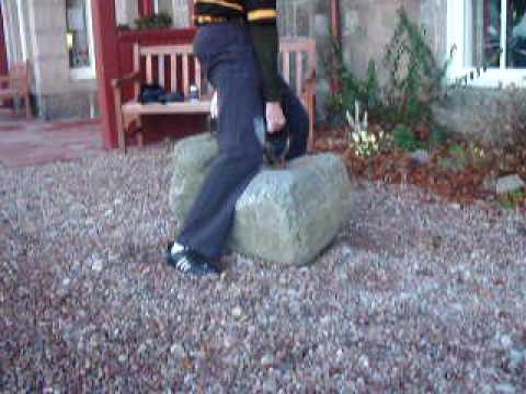 dinnie stone lifts - YouTube