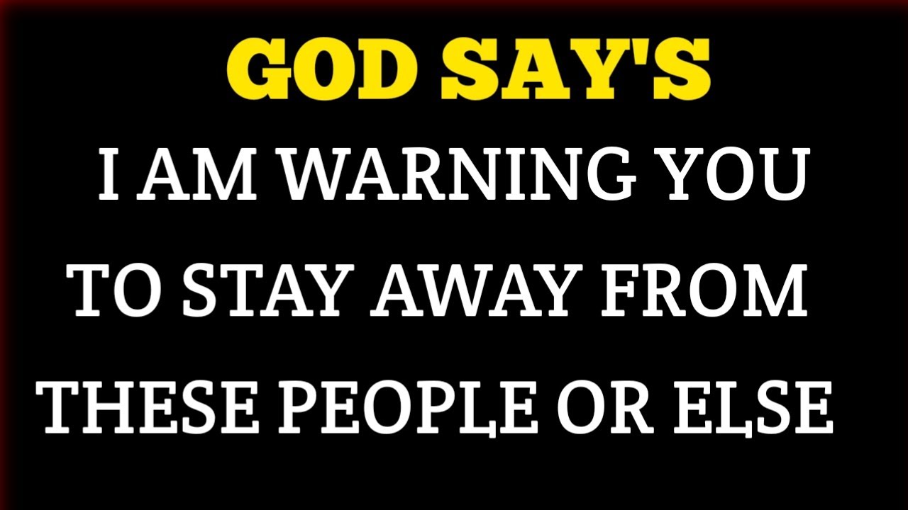 🙏👀I Am Warning You To Stay Away From These People Or lse.. 🙏🛑 God ...