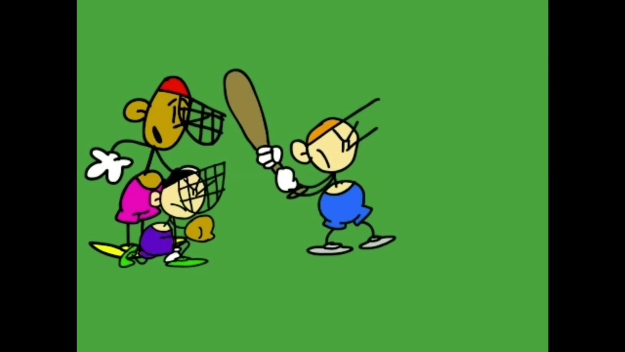 Stick toons cartoon shorts Billy's baseball game - YouTube