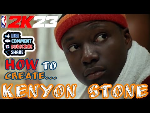 NEW NBA 2K23* Kenyon Stone (Coach Carter) face creation Tutorial EVER ...