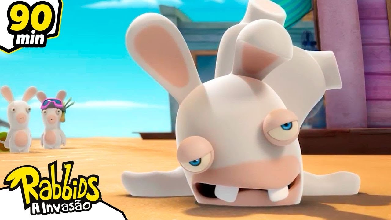 Os Rabbids estão fazendo de tudo para as férias de verão! | Rabbids: A ...