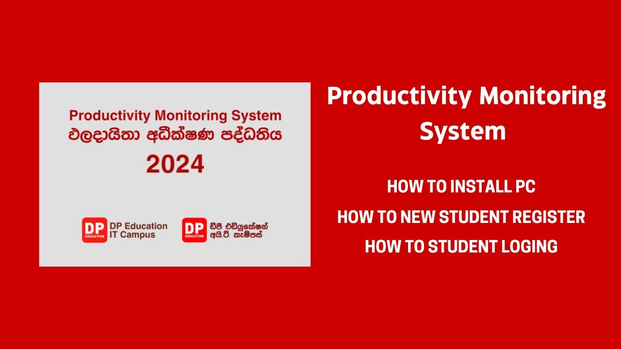 Daily Reports of Productivity Monitoring System How to install PC ...