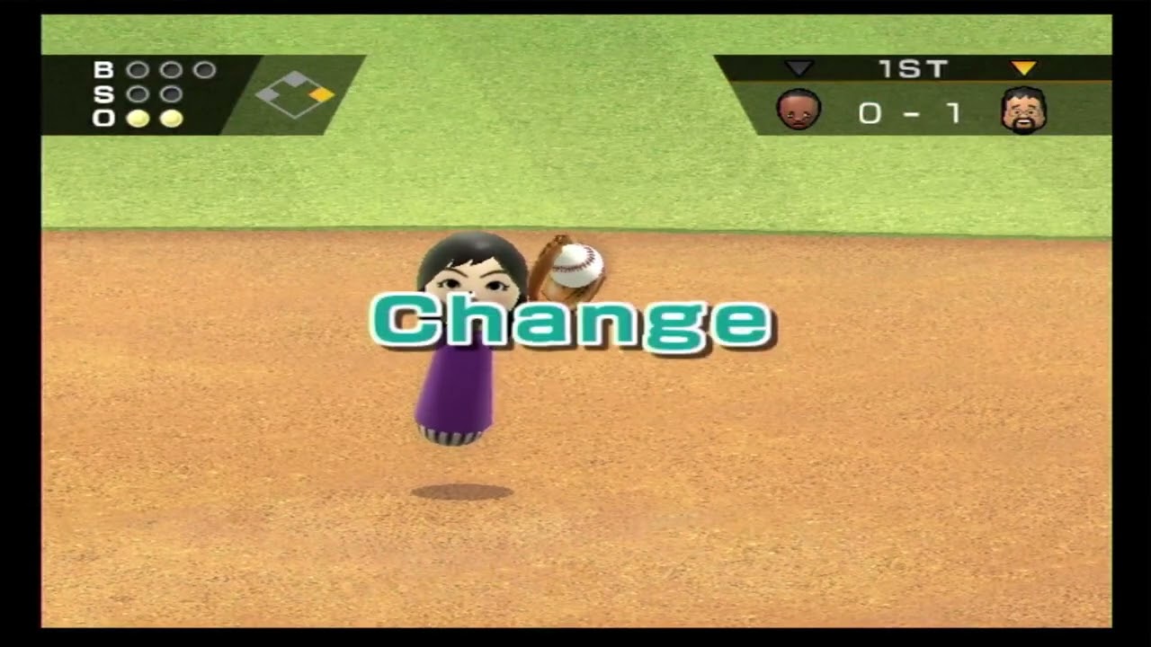 Wii Sports Baseball Theo vs Kentaro - YouTube