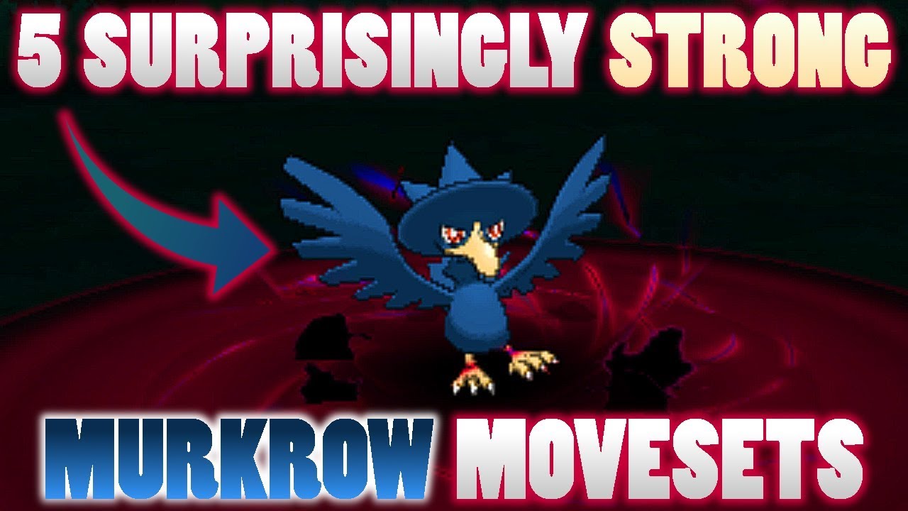 5 Surprisingly Strong Murkrow Movesets In Pokemon Ultra Sun and Moon ...