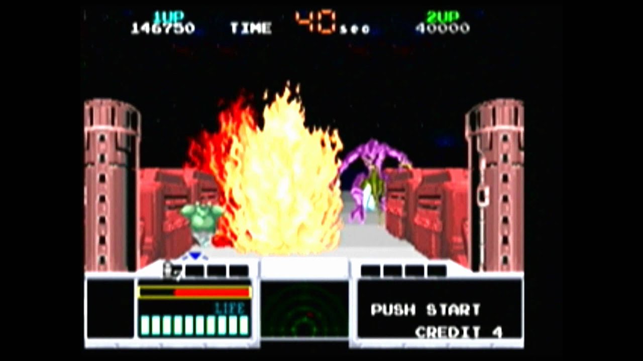 CGRgameplay - SPACE GUN (ARCADE) Stage 5 Part 2, Stage 6 Part 1 - YouTube