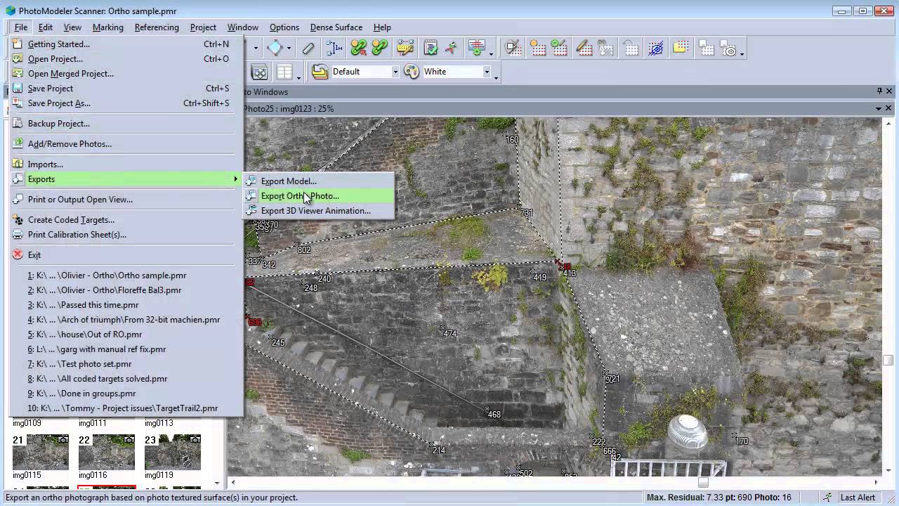 Tip - Creating an orthographic photo using a specific plane - YouTube