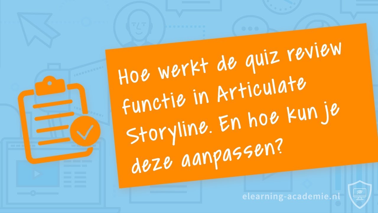 Quiz review functie in Articulate Storyline. - YouTube