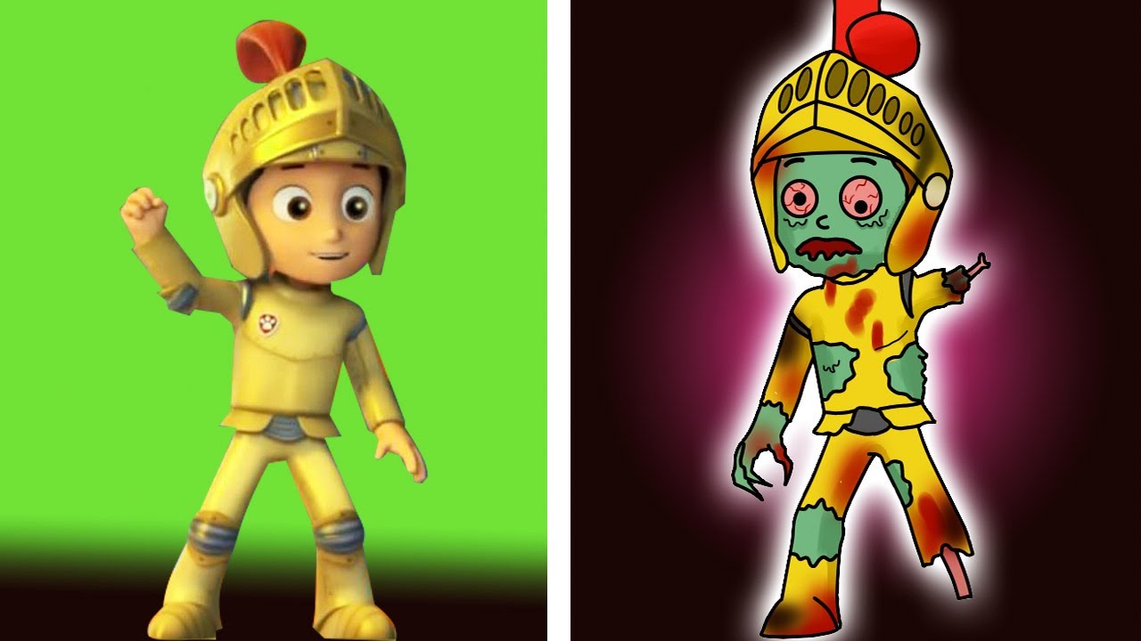 Paw Patrol Horror RYDER RESCUE KNIGHT As Horror/Zombie | SpeedEdit Art ...