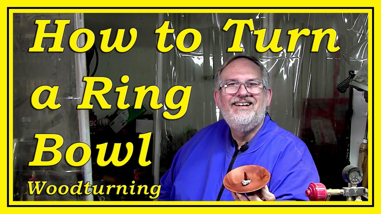 Woodturning a Ring Bowl on a wood lathe. By Dean's Woodworking # ...
