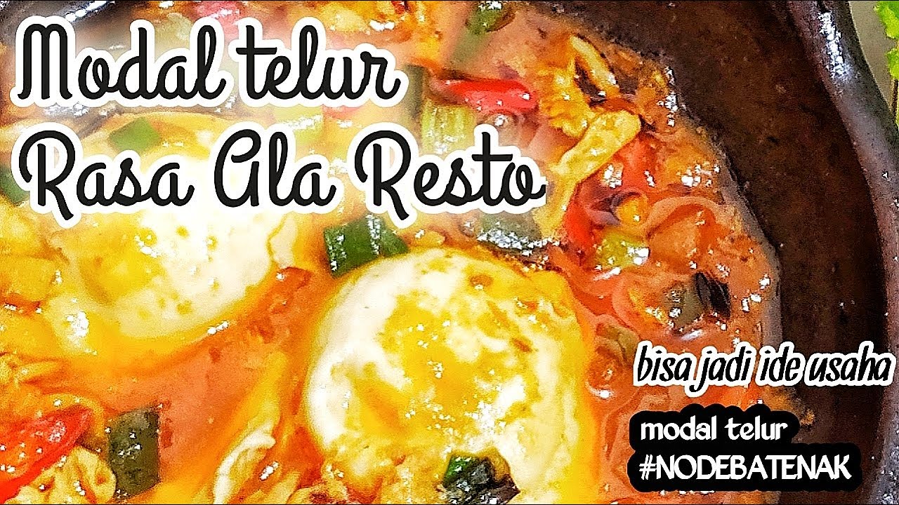 GAK NYANGKA RESEP OLAHAN TELUR SEDERHANA JADI MASAKAN ALA RESTO | Resep ...