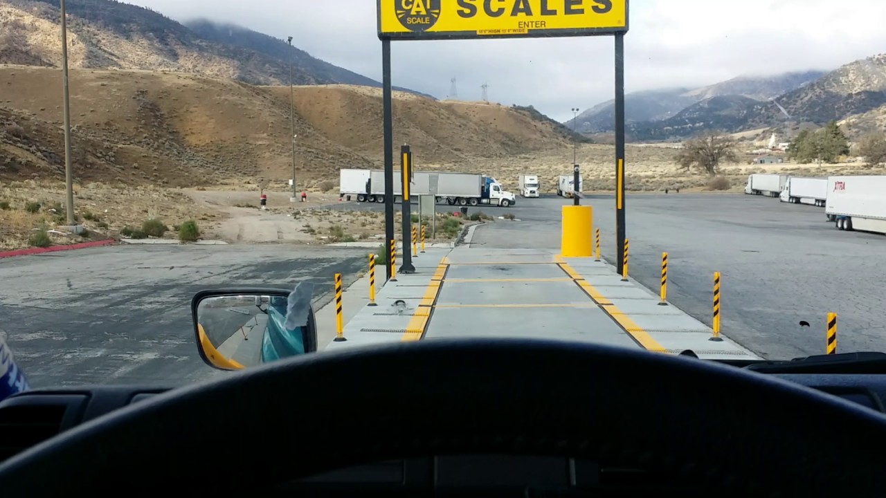 How to Scale your Tractor Trailer at CAT SCALE. - YouTube