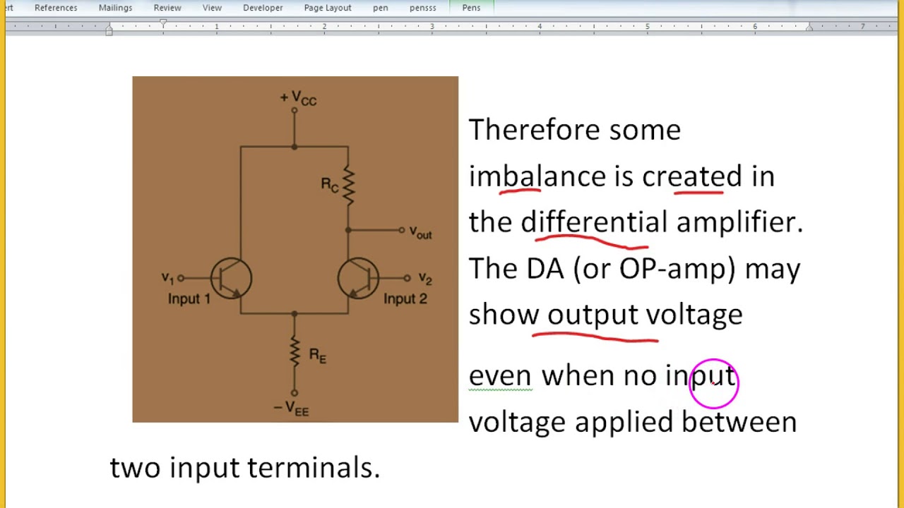 Op Amp Offset Hawklasopa