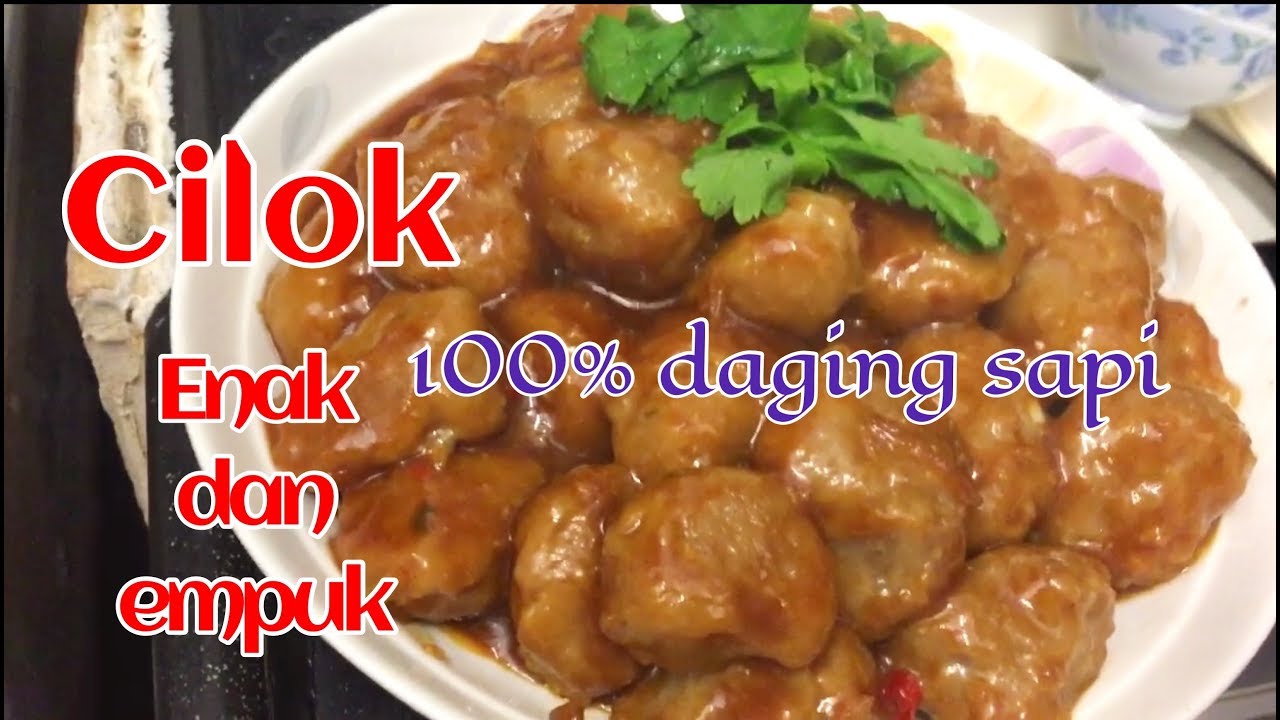 CARA MEMBUAT CILOK DAGING SAPI ENAK & EMPUK - YouTube