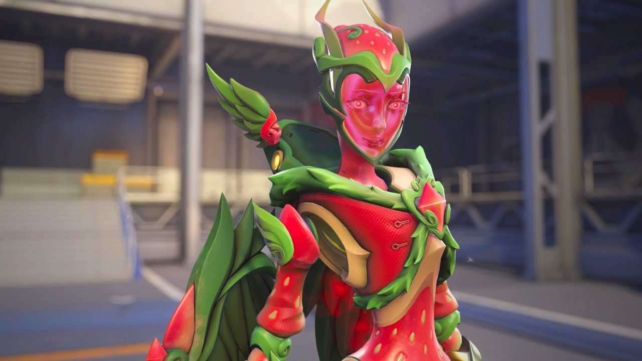 NEW Strawberry Echo Skin Showcase | Overwatch 2 - YouTube