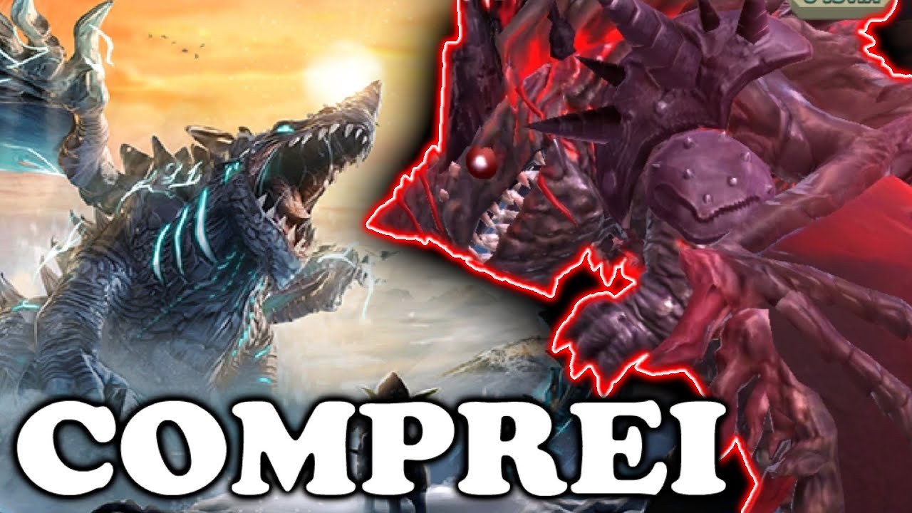 NEW GODZILLA? COMPREI DRAGÃO GEOGANTIS - HUNGRY DRAGON - YouTube