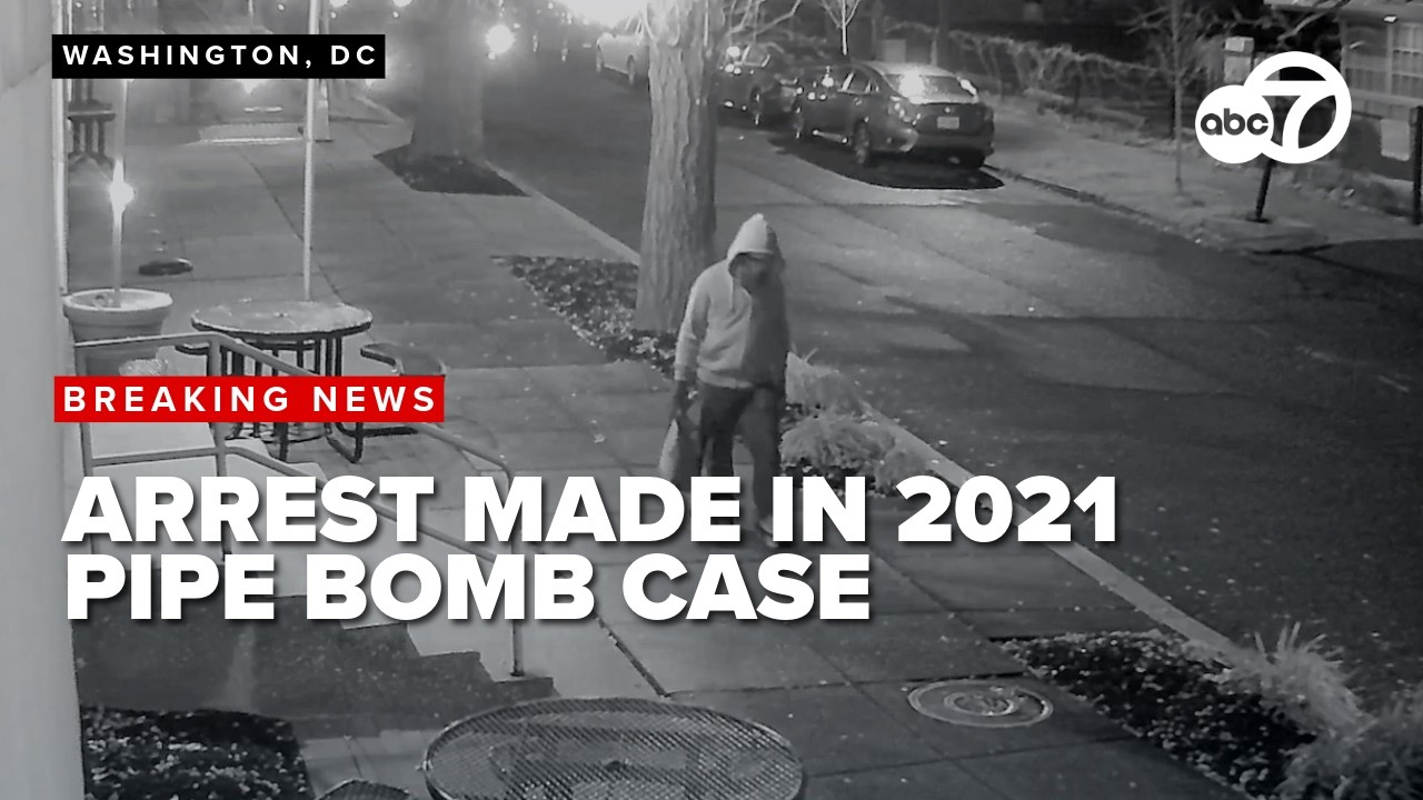 Man arrested in connection with pipe bombs placed near DNC and RNC on ...