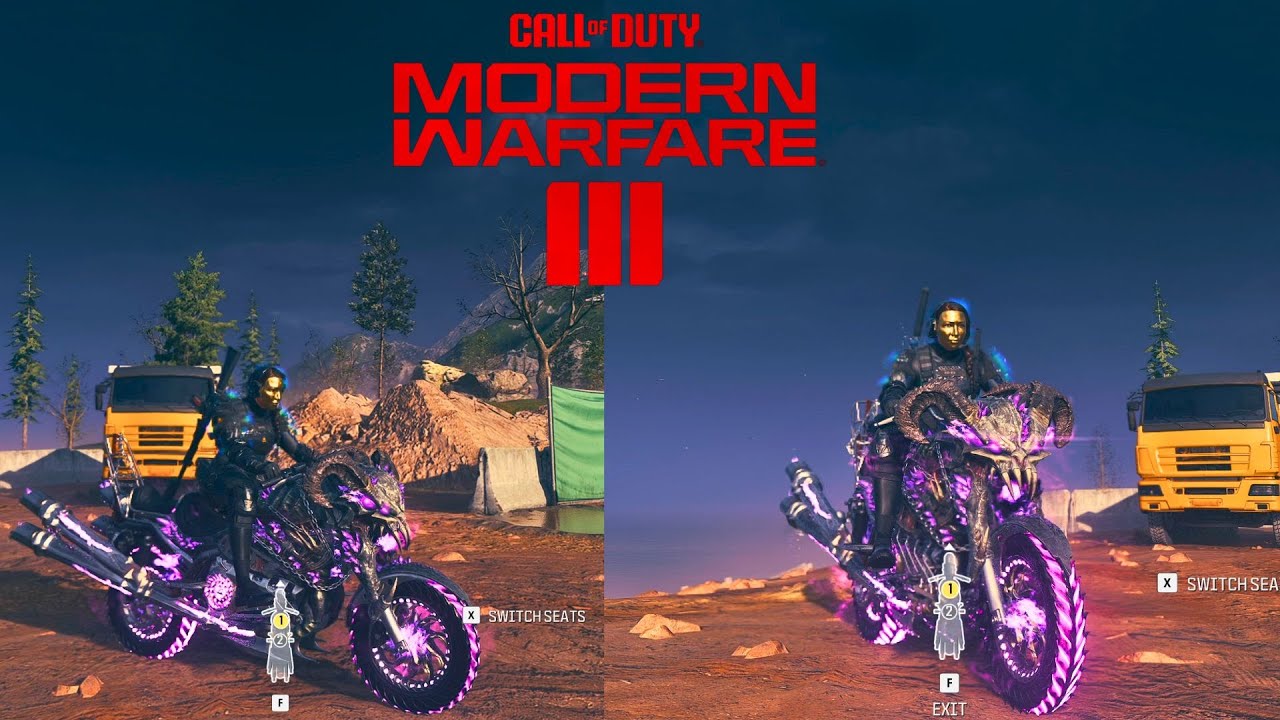 Be the Purple Ghost Rider in MW3 Zombies - YouTube