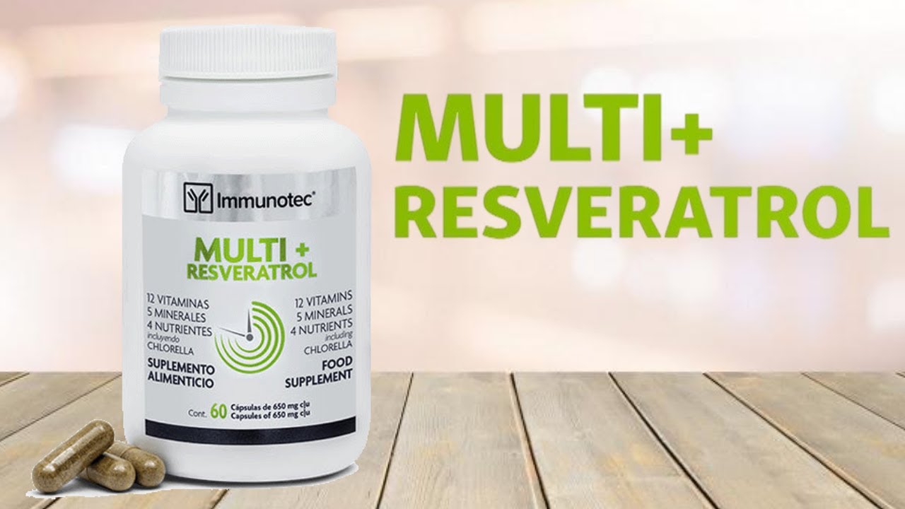 Multi + resveratrol de IMMUNOTEC - YouTube