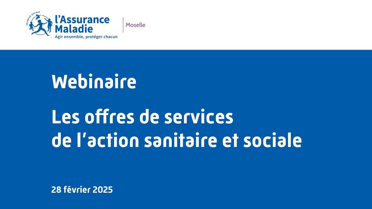 Webinaire - Les offres de services de l'action sanitaire et sociale ...
