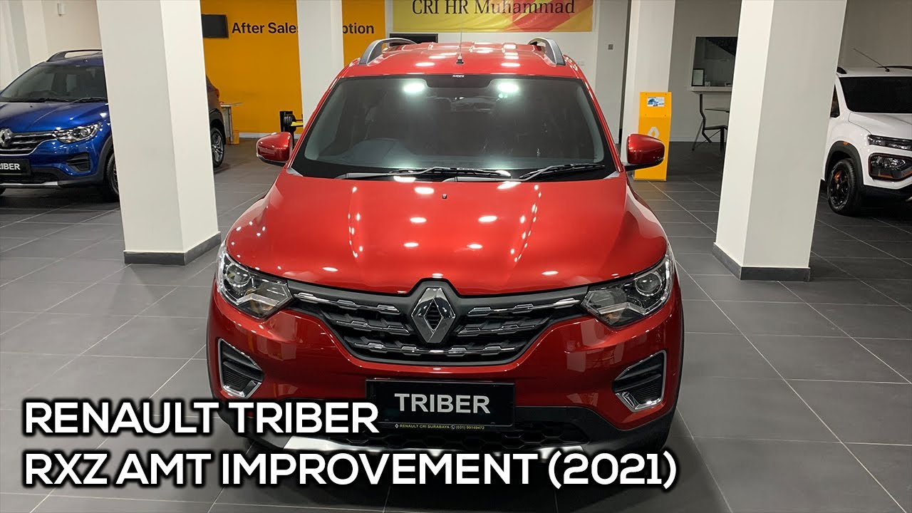 Renault Triber RXZ AMT Improvement (2021) - Exterior and Interior Tour ...