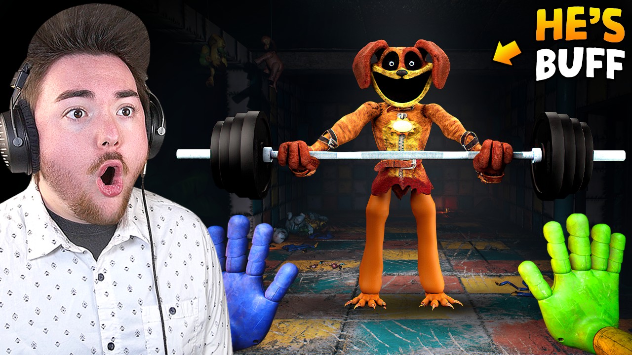 DOGDAY WORKOUT MOD!!! (He’s BUFF) | Poppy Playtime Chapter 3 Gameplay ...