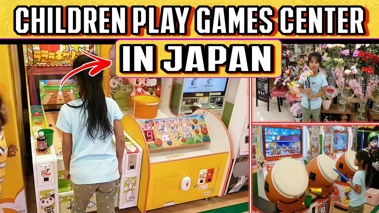 Children Play Game Centre In Japan //Enjoy The First Day Of The Year ...