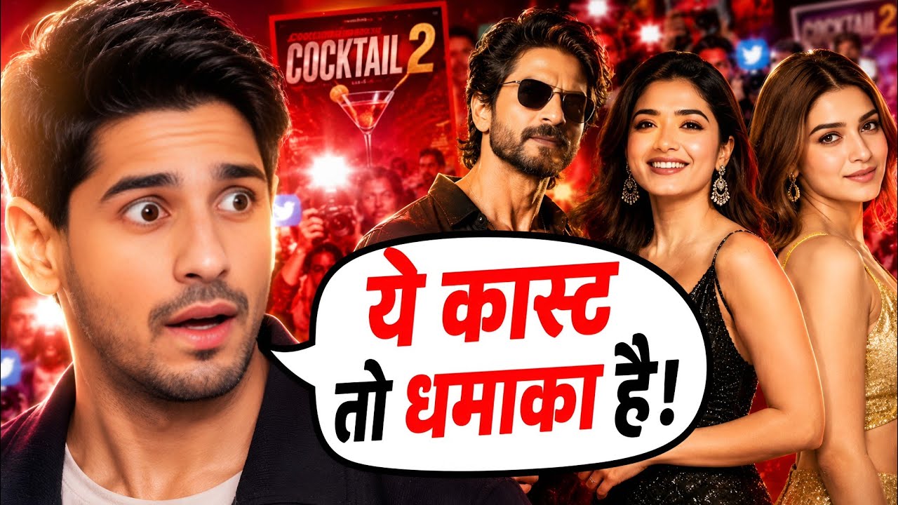 Sidharth Malhotra Breaks Silence on Cocktail 2 Star Cast - YouTube