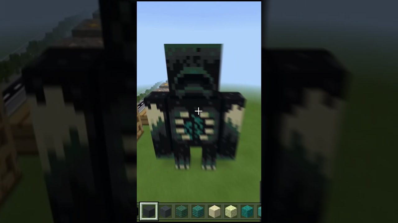 Warden Minecraft Pixel Art #Short - YouTube