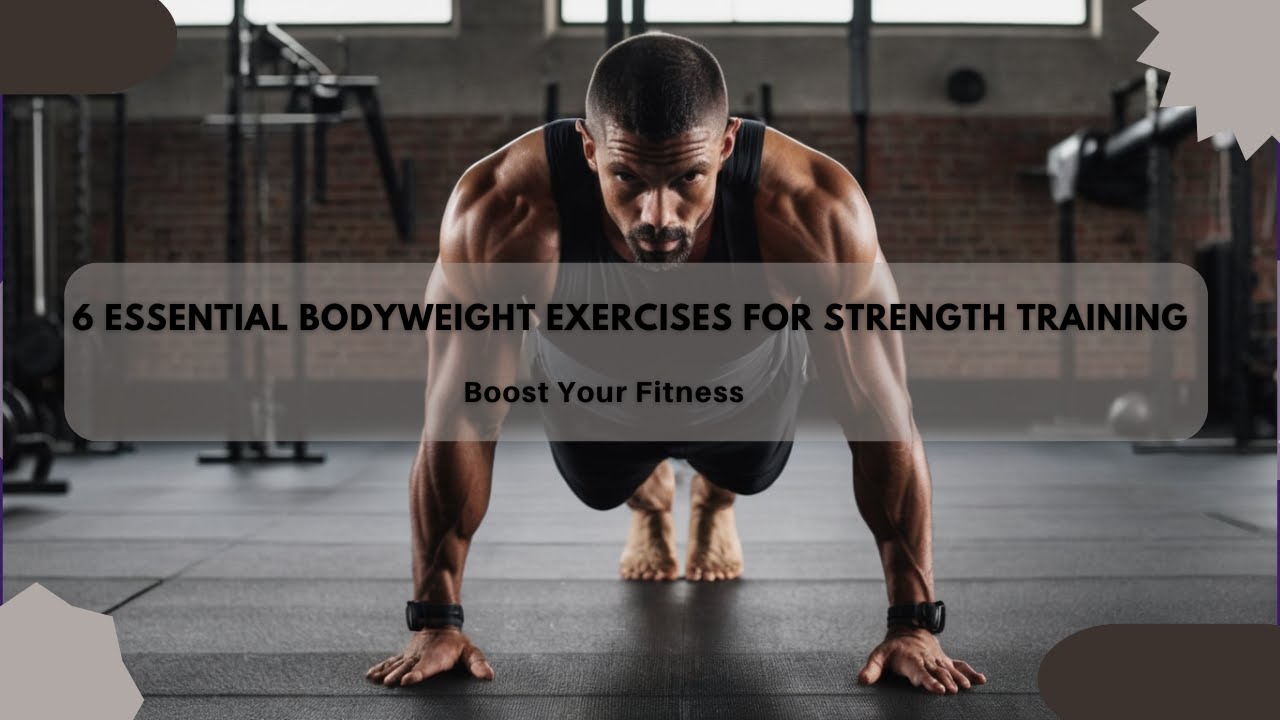 6 Essential Bodyweight Exercises For Strength Training # ...