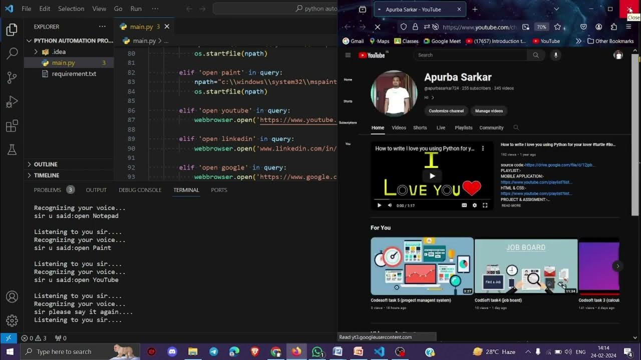 Automated Mail System Using Voice Command - YouTube
