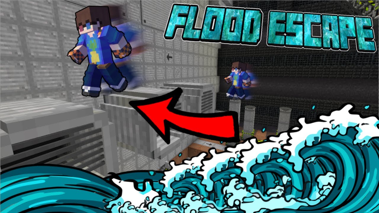 Ultimate Minecraft Flood Escape Parkour Time Trials! - YouTube