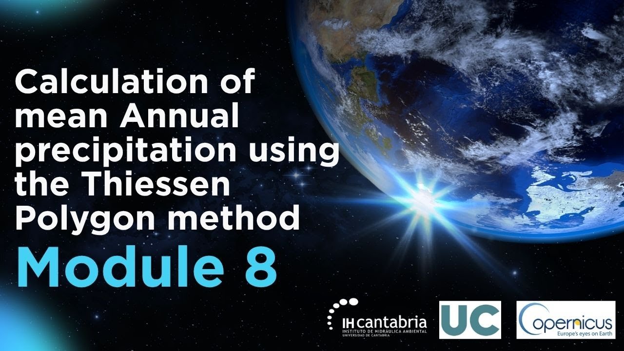 Module 8.1. Calculation of mean annual precipitation using Thiessen ...